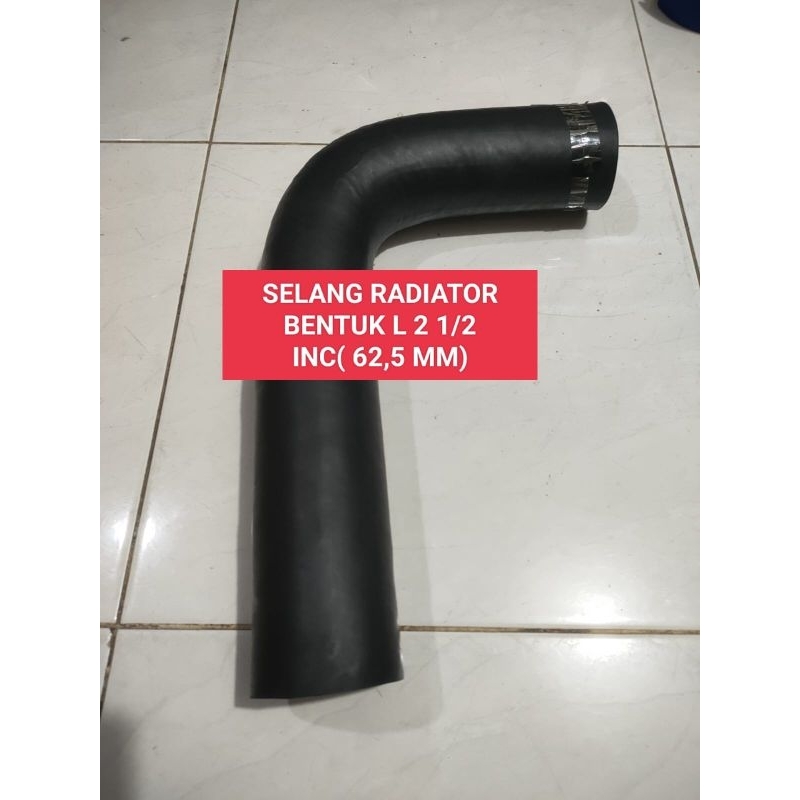 Jual SELANG RADIATOR BENTUK L,SELANG AIR UDARA 2 1/2 INC (62,5MM ...