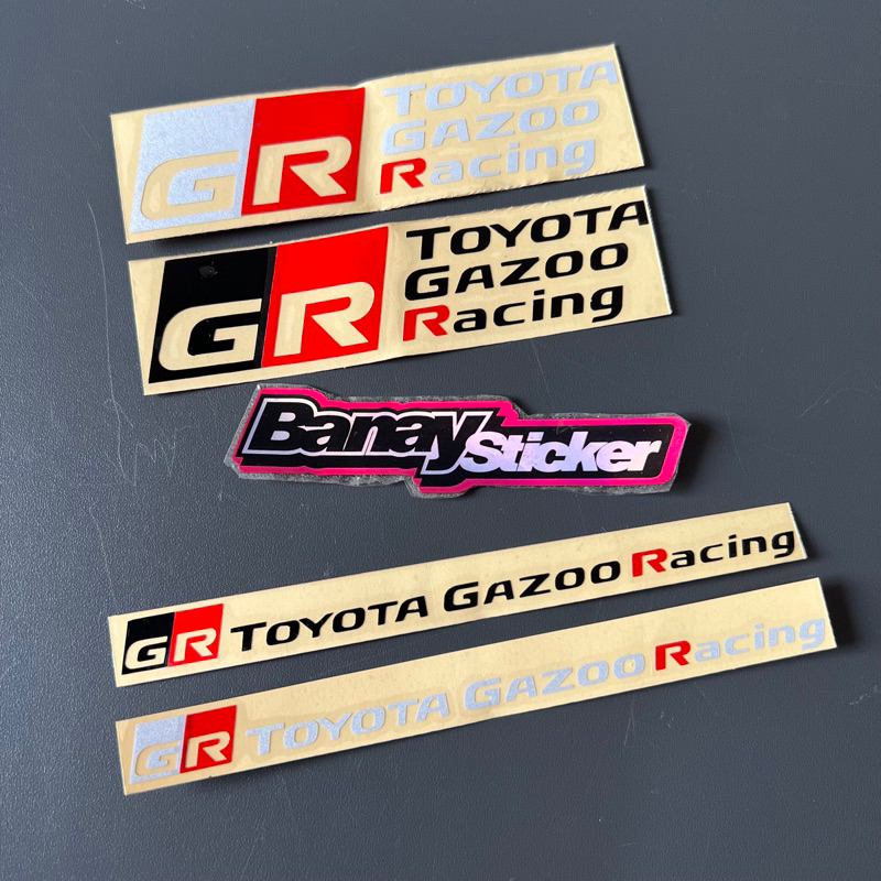 Jual Sticker Stiker Gr TOYOTA GAZOO RACING Cutting | Shopee Indonesia