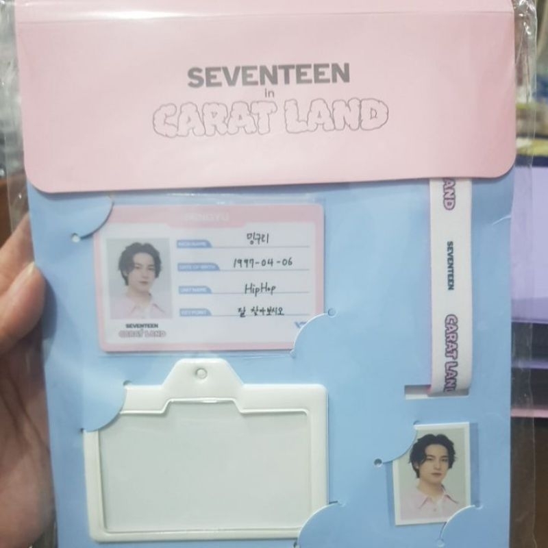 Jual Seventeen Mingyu Caratland ID Card Holder set | Shopee Indonesia