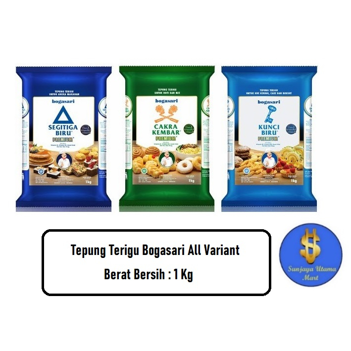 Jual Tepung Terigu Bogasari 1 Kg All Variant-Bogasari Tepung Terigu ...