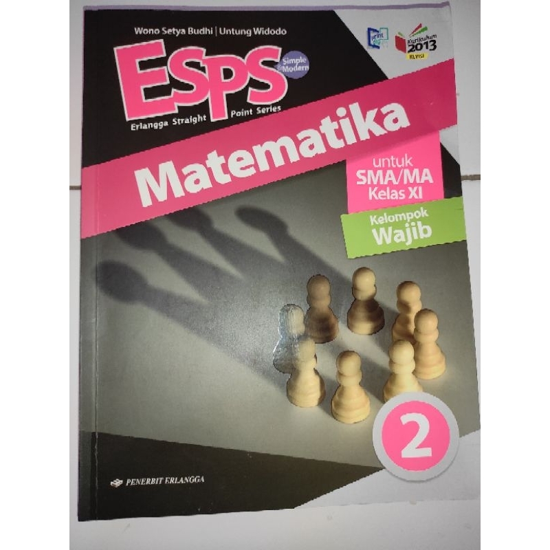 Jual Buku Erlangga ESPS Matematika Wajib Kelas 11 (XI) | Shopee Indonesia