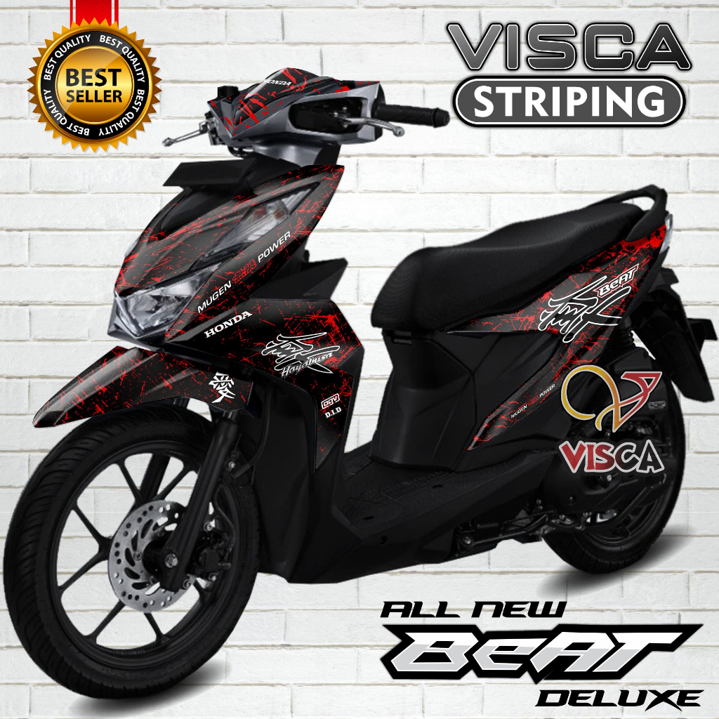 Jual Decal Beat Deluxe 2020 2021 2022 Full Body - Stiker Motor Beat ...