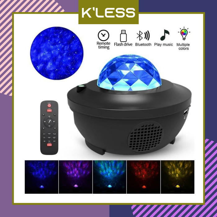 Jual UFO Galaxy LED Projector Ambient Light, Lampu Decor Bluetooth ...