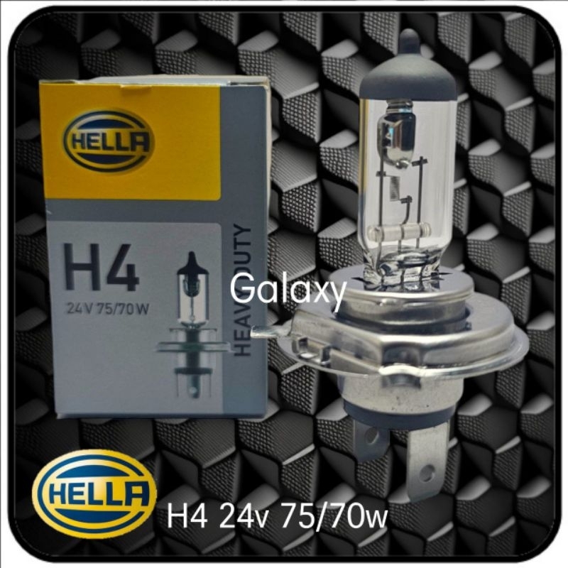 Jual Bohlam Halogen Original HELLA - H4 - P43 / P45 - 12v / 24v ...