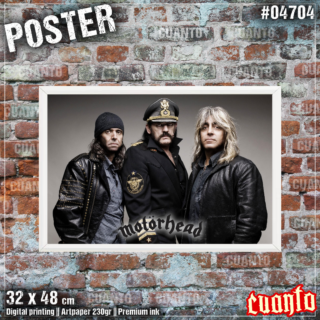 Jual Poster Motorhead Original High Res | Shopee Indonesia