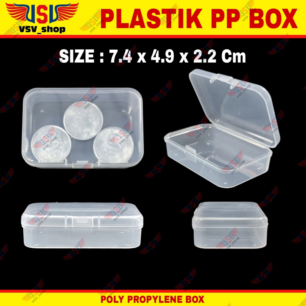 Jual Kotak Plastik Bening Kecil Box Plastik PP Box organizer Plastic ...