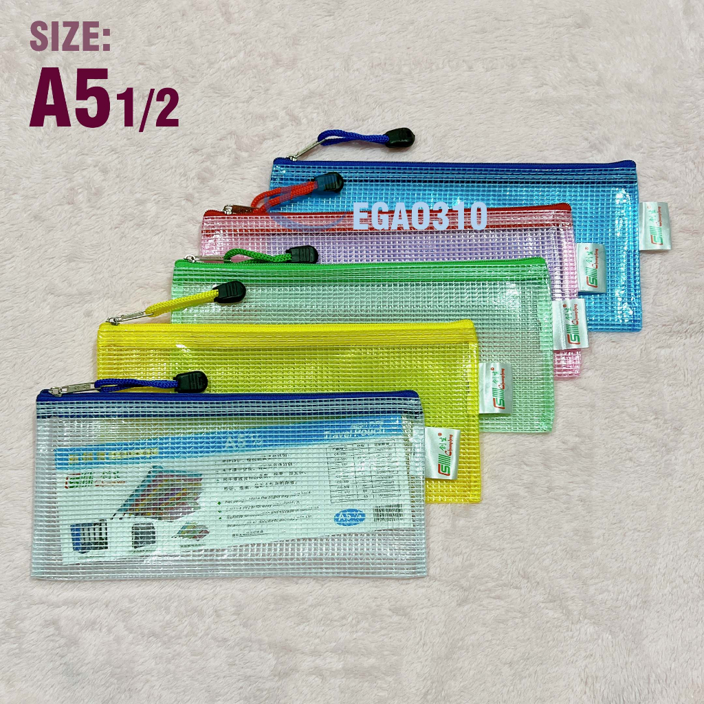 Jual Map Folder Dokumen A5 1/2- jaring transparan | Shopee Indonesia