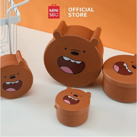 Jual MINISO We Bare Bears Bento Box Tempat Makan Box Makan Lunch Box We ...