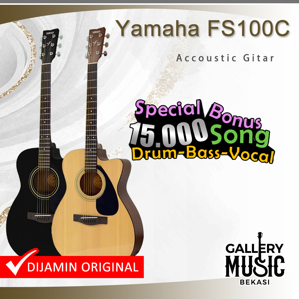 Jual Yamaha FS 100C Gitar Akustik Original /FS100C/FS 100 C Acoustic ...