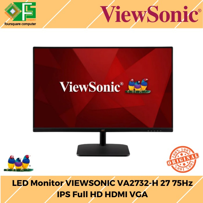 Jual LED Monitor Viewsonic VA2732-H 27 Inch 75Hz IPS Full HD HDMI VGA ...