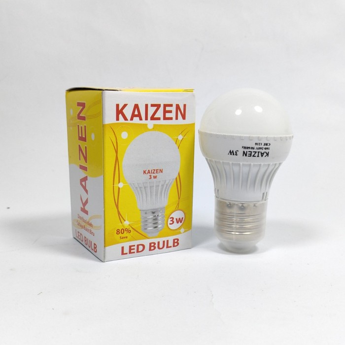 Jual Lampu LED Bulb 5 Watt Kaizen Cahaya Putih | Shopee Indonesia