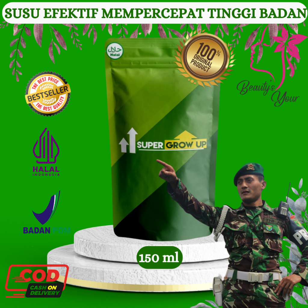 Jual SUSU SUPER GROW UP - Susu Tinggi Kalsium / Suplemen Tinggi Protein ...
