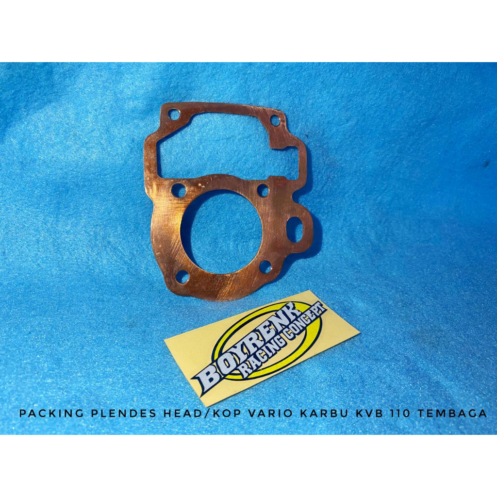 Jual PACKING BLOK KOP HEAD ATAS VARIO KARBU KVB VARIO 110 TEMBAGA TEBAL ...