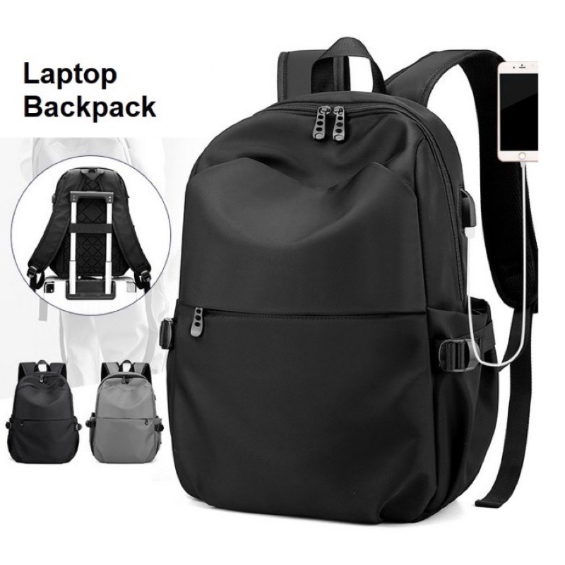 Jual Tas Ransel Laptop sampai 15.6 inch Premium Anti Air Dengan Slot ...