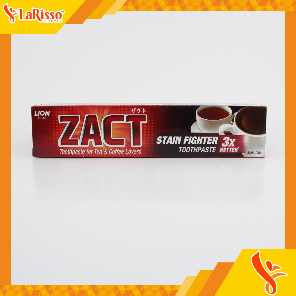 Jual ZACT PASTA GIGI TEA&COFFEE LOVERS 190GR | Shopee Indonesia