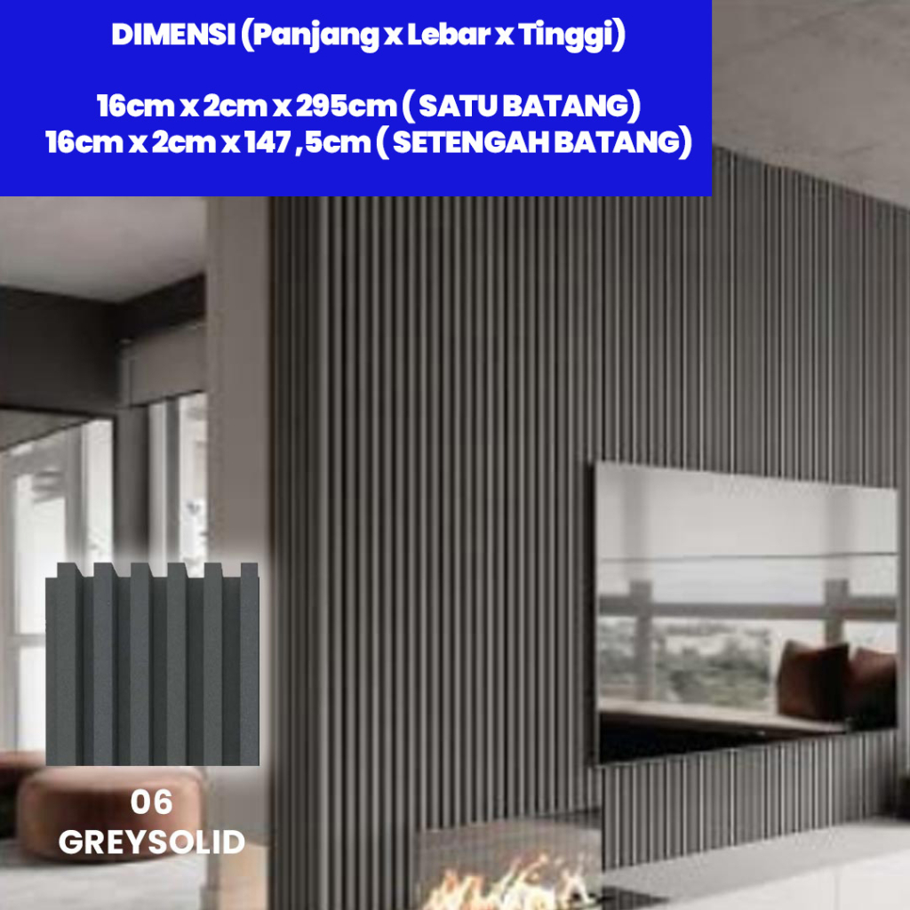 Jual Wood Panel WPC / Wall Panel PVC / Woodpanel Wallpanel Kisi Kisi ...