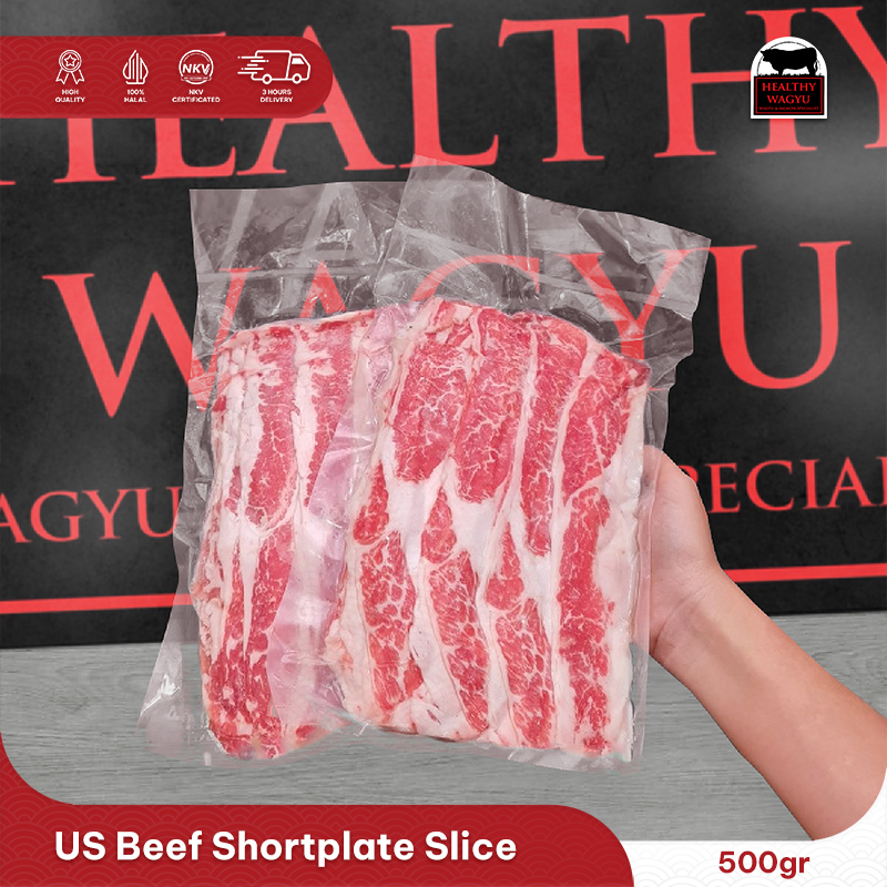 Jual Daging Sapi Shortplate Slice Halal 500G Healthy Wagyu | Shopee ...