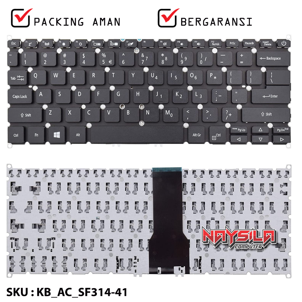Jual Keyboard Laptop Acer Swift 1 SF114-32 Swift 3 SF314-41 SF314-54 N17W7 SF314-55 SF314-56G ...