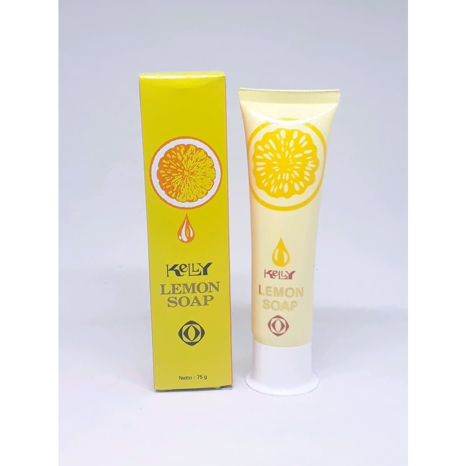 Jual Sabun cuci muka kelly Lemon 15gr, 25gr, 75gr | Shopee Indonesia