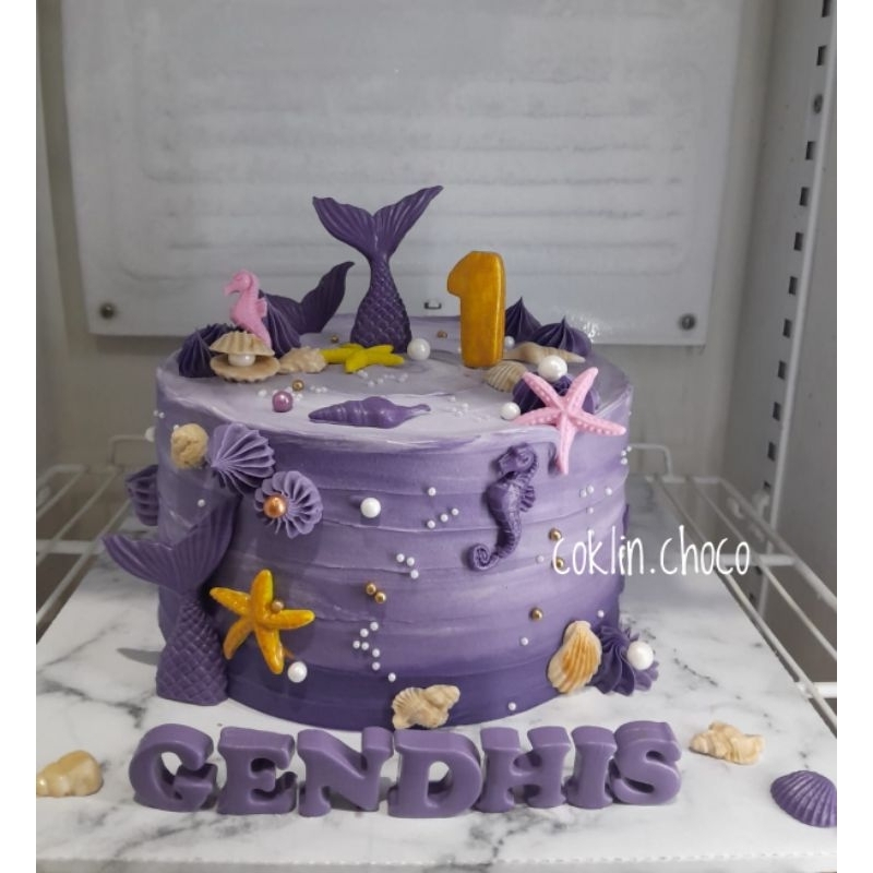 Jual BIRTHDAY CAKE MERMAID FIGURE / KUE ULANG TAHUN MERMAID / KUE ULTAH ...