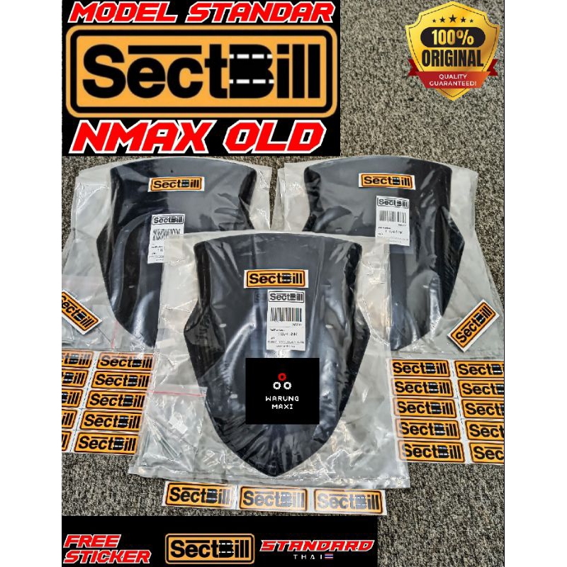 Jual Windshield visor sectbill nmax old visor standar thailand original ...