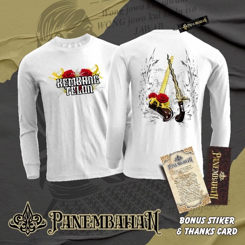 Jual KAOS JAWA KEMBANG TELON PANJANG HITAM / PUTIH BY PANEMBAHAN ...