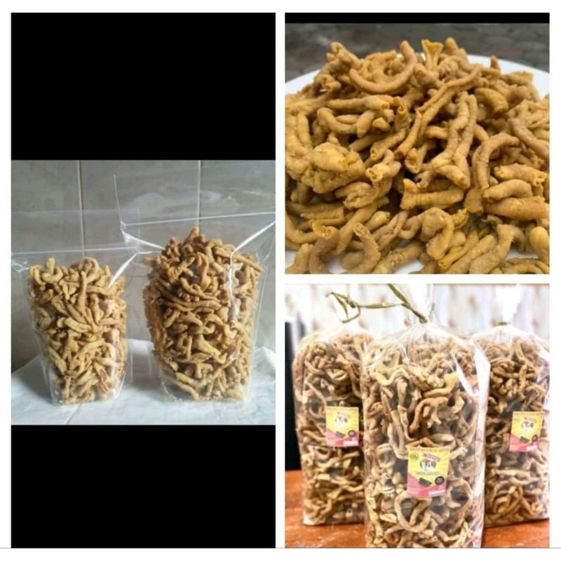 Jual KRIPIk USUS SNACK ENAK || GURIH || RENYAH 250gr || 500gr | Shopee ...