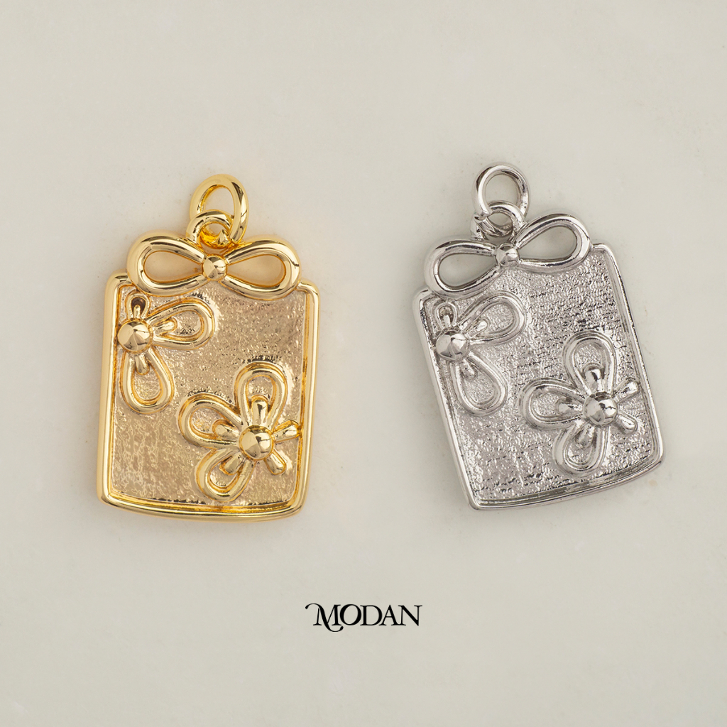 Jual Modan Supplies - Christmas Gift Box Charm Liontin Kado Natal Pita ...