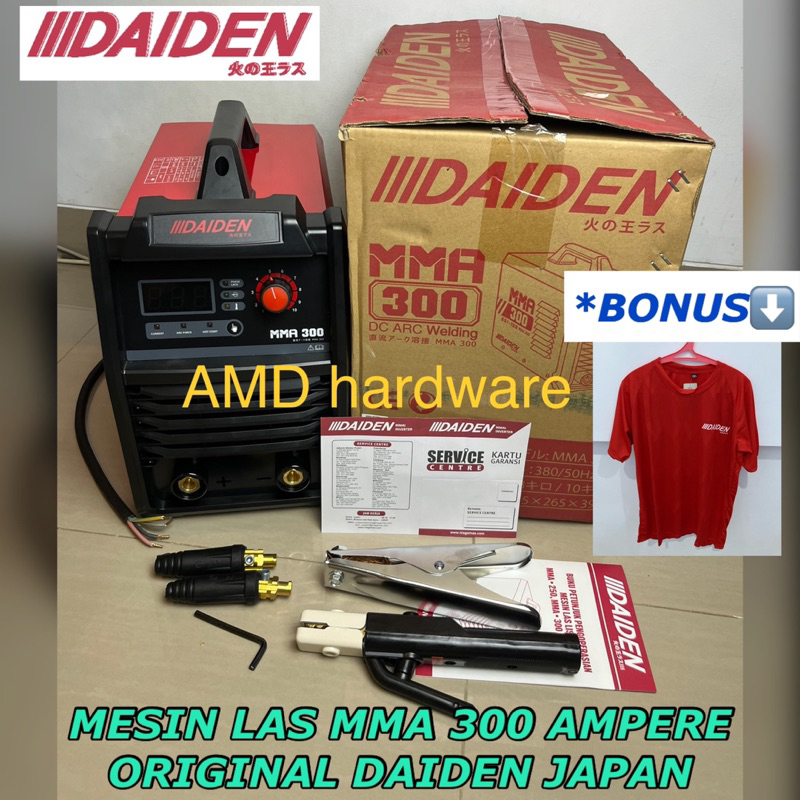 Jual ORIGINAL DAIDEN MMA300 Mesin Las Inverter Welding Machine MMA 300 ...