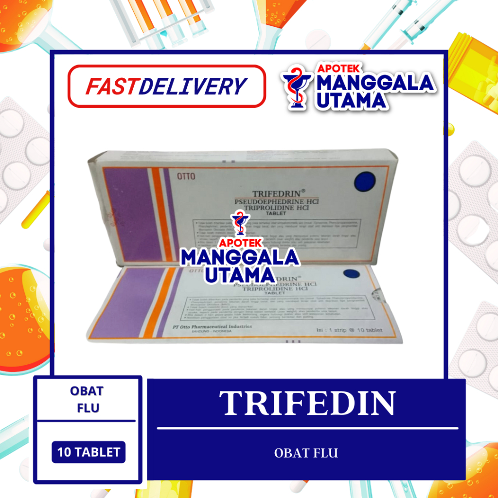Jual TRIFEDRIN TABLET PERSTRIP ISI 10 TABLET | Shopee Indonesia