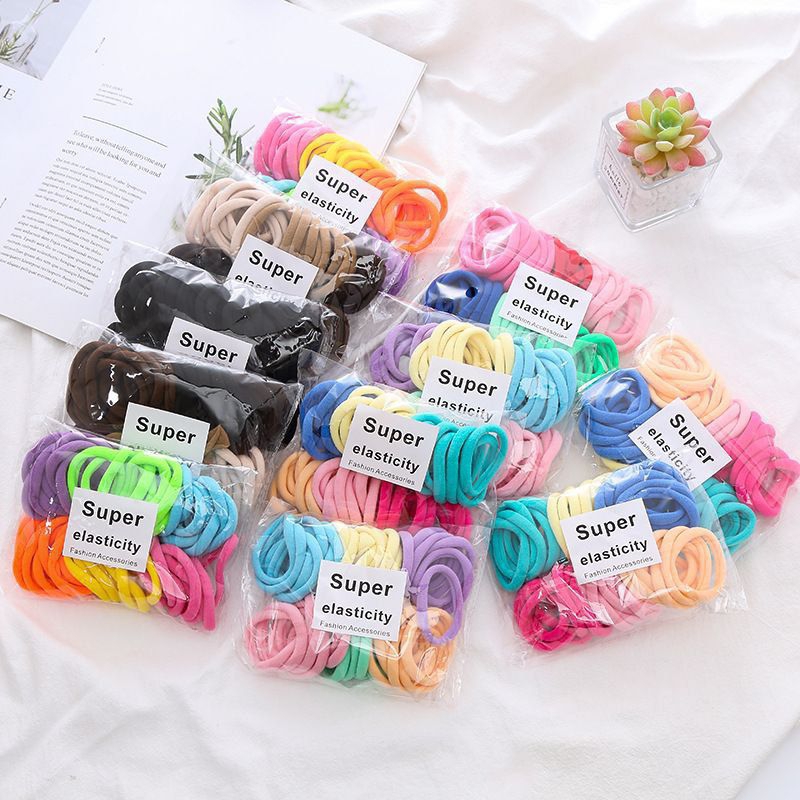 Jual KARET RAMBUT RAINBOW ISI 50PC | Shopee Indonesia