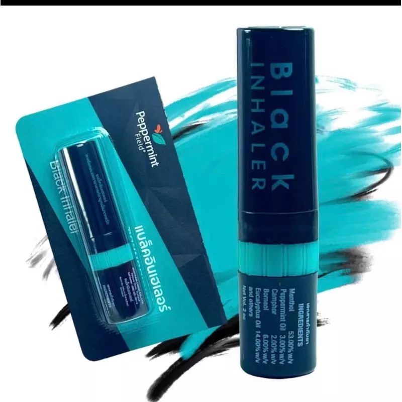 Jual black inhaler Thailand peppermint field | Shopee Indonesia