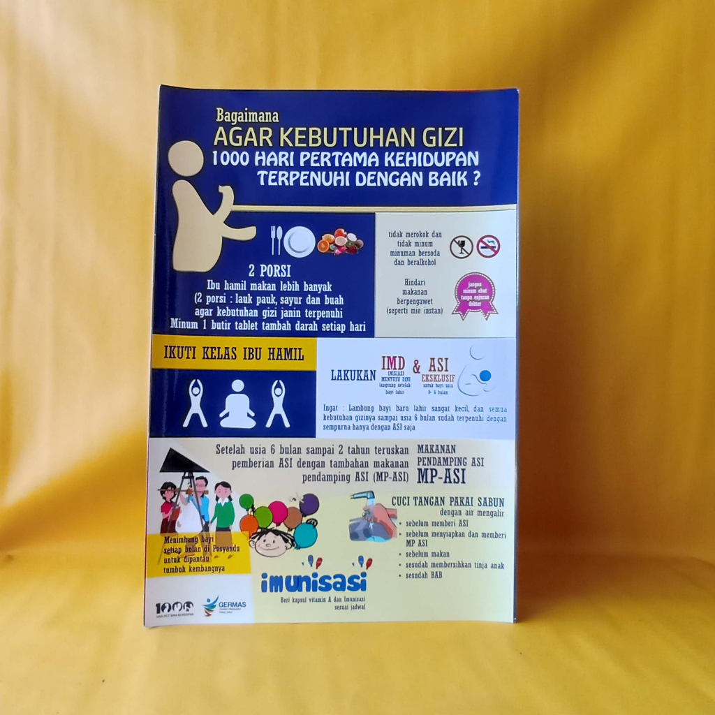 Jual Poster Kebidanan | Kebutuhan Gizi Kehamilan Bayi | Poster ...