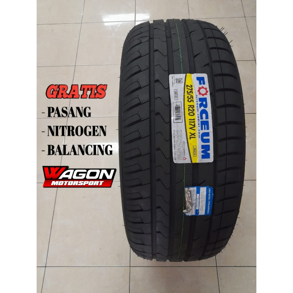 Jual Ban mobil fortuner Ring 20 kembangan halus - Forceum 275/55 R20 ...