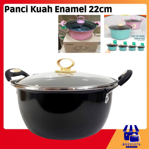 Jual PANCI KUAH ENAMEL 22CM / PANCI KUAH A073 / PANCI SUP ANTI LENGKET ...
