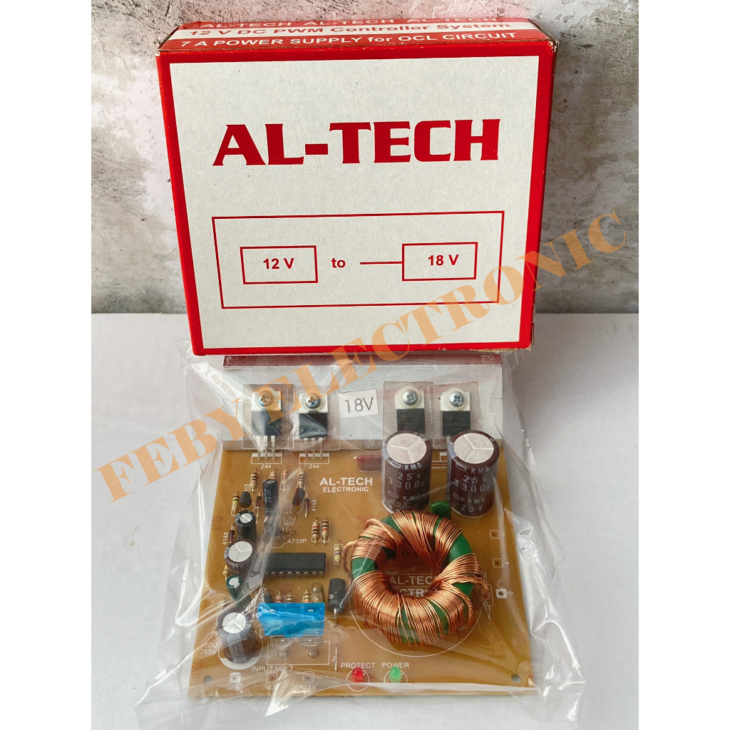 Jual KIT INVERTER 18 VOLT CT INPUT 12 VOLT CONVERTER DC TO CT | Shopee ...