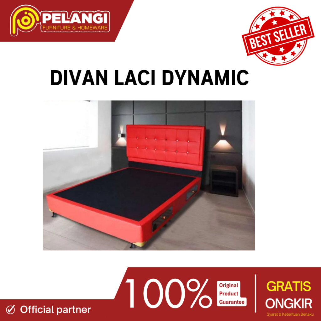 Jual Divan Sandaran Laci Dynamic Venesia | Divan Laci | Divan Sandaran ...
