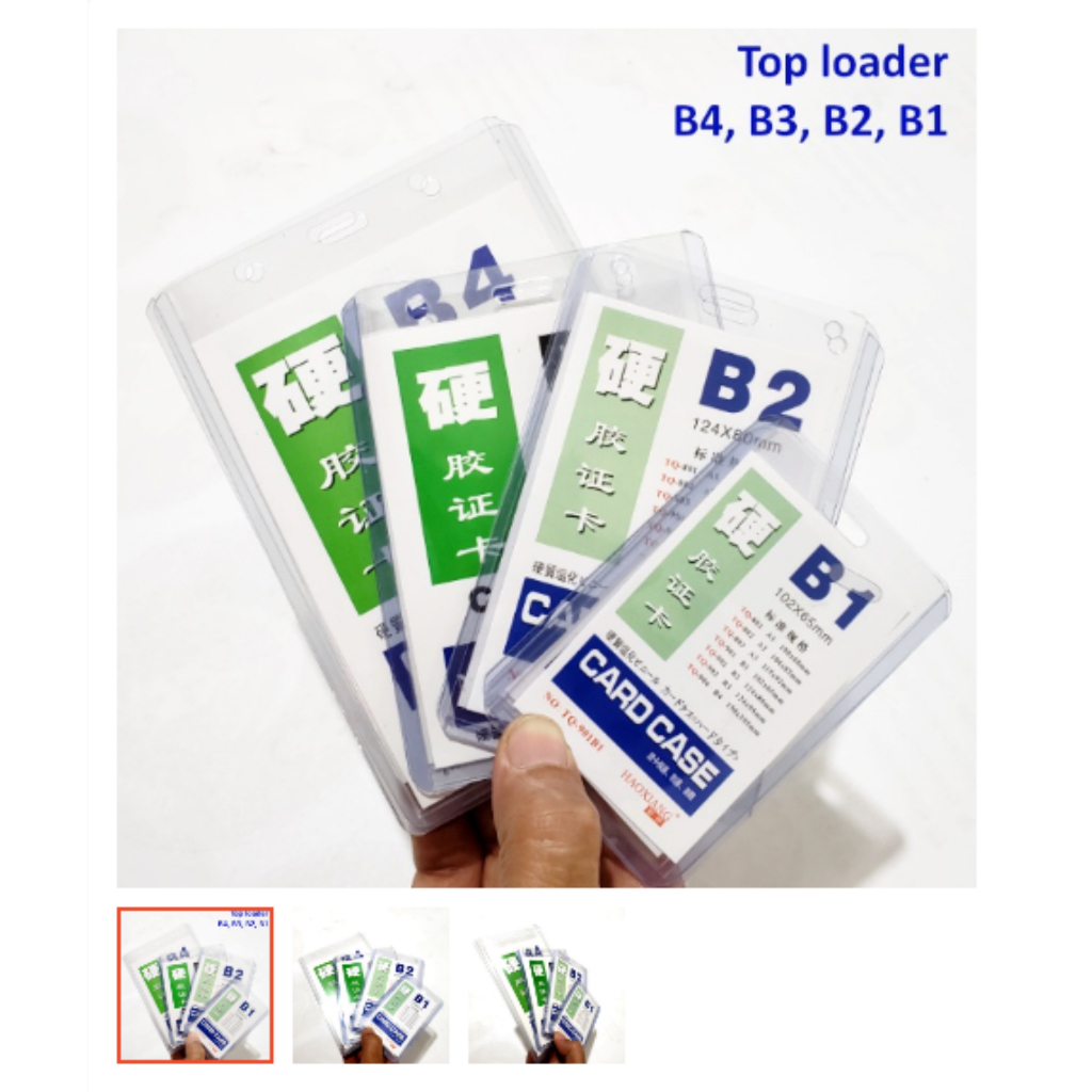 Jual TOP LOADER Toploader Photocard top loader foto card nametage id ...