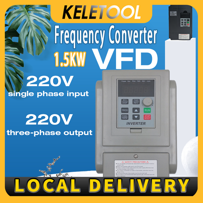 Jual Konverter Pengatur Inverter Frekuensi Variabel AC220V 1.5kw VFD VSD Konverter Pengatur ...