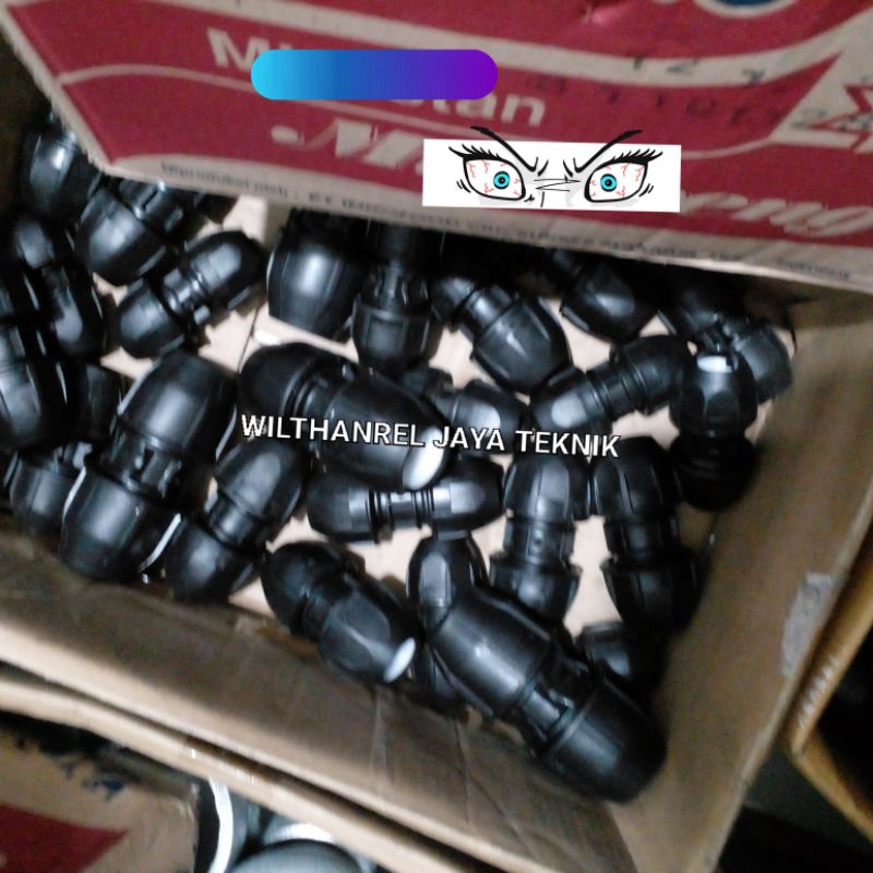 Jual coupler hdpe 32mm 1" fiting kompresion hdpe | Shopee Indonesia