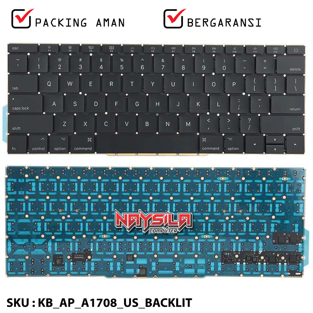 Jual Keyboard MB Pro Pro 13 Inch Non-Touchbar A1708 Tahun 2016 2017 ...