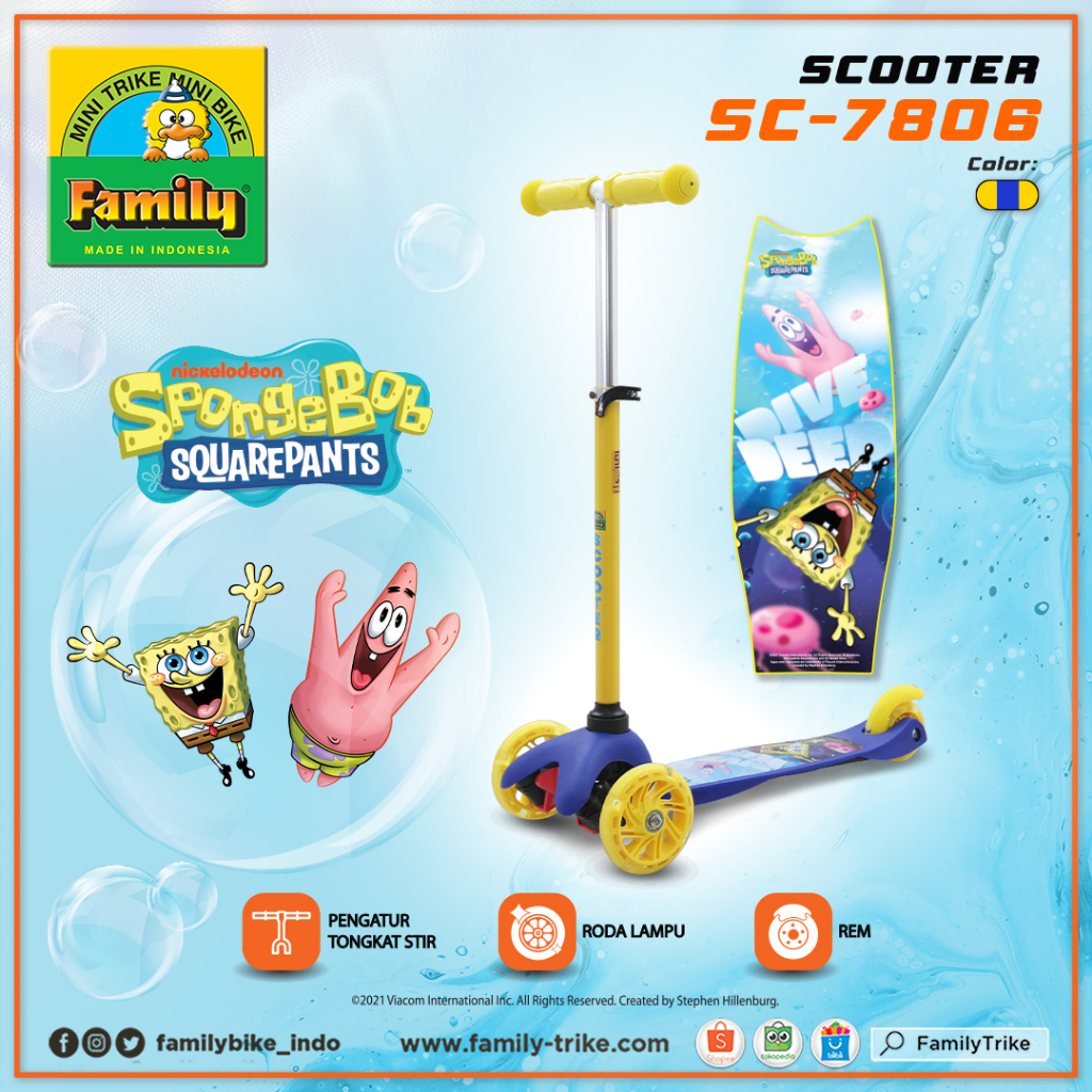 Jual SCOOTER / OTOPED ANAK FAMILY 7806 | Shopee Indonesia