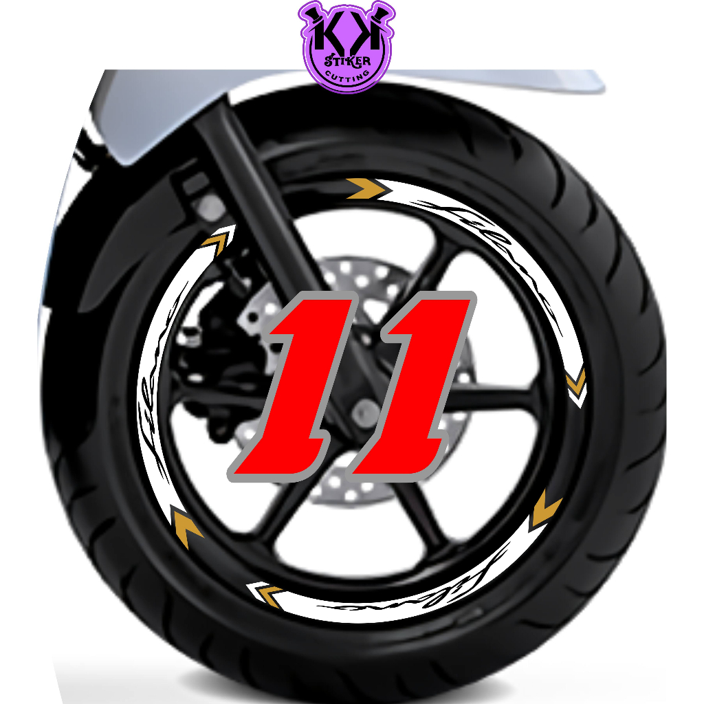 Jual SC.235/STIKERCUTTINGVELG/STIKER VARIASI/STIKER LIS VELG/STIKER ...