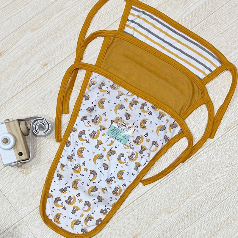 Jual Serian MUSTARD HAZELA - 6 PCS POPOK BAYI Double Kain MUSTARD ...