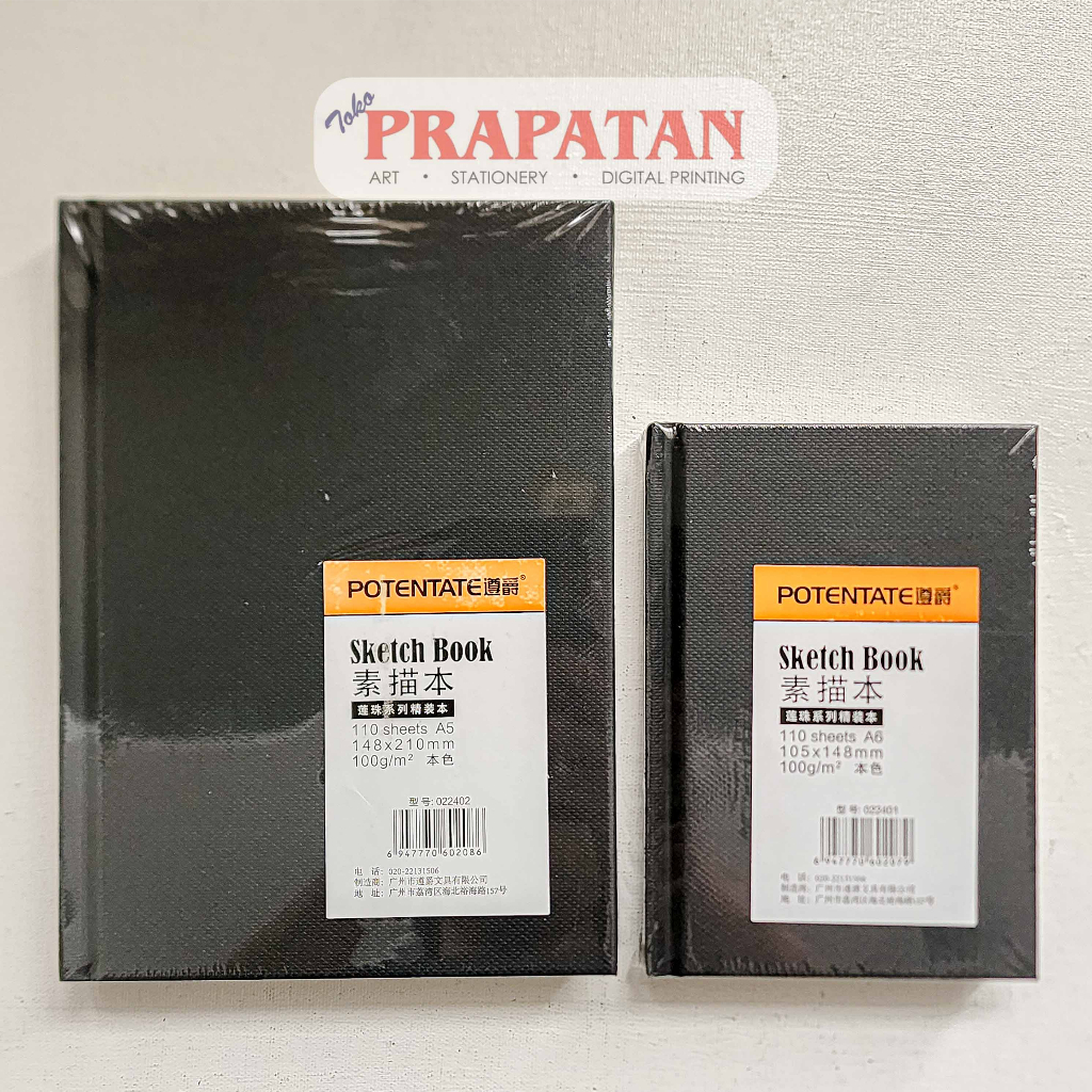 Jual Potentate Sketchbook Hard Cover A6 | A5 | A4 | Buku Gambar ...