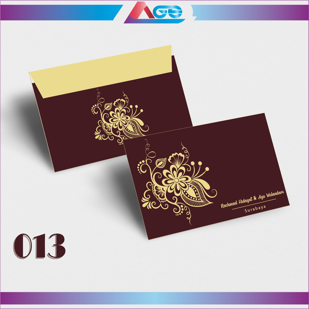 Jual Amplop Kondangan Custom 1 Pack Isi 50 Pcs Motif Ornamen Batik ...