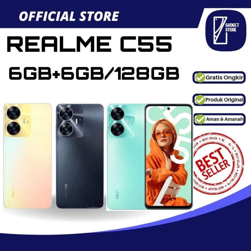 Jual REALME C55 6GB+6GB/128GB RESMI | Shopee Indonesia