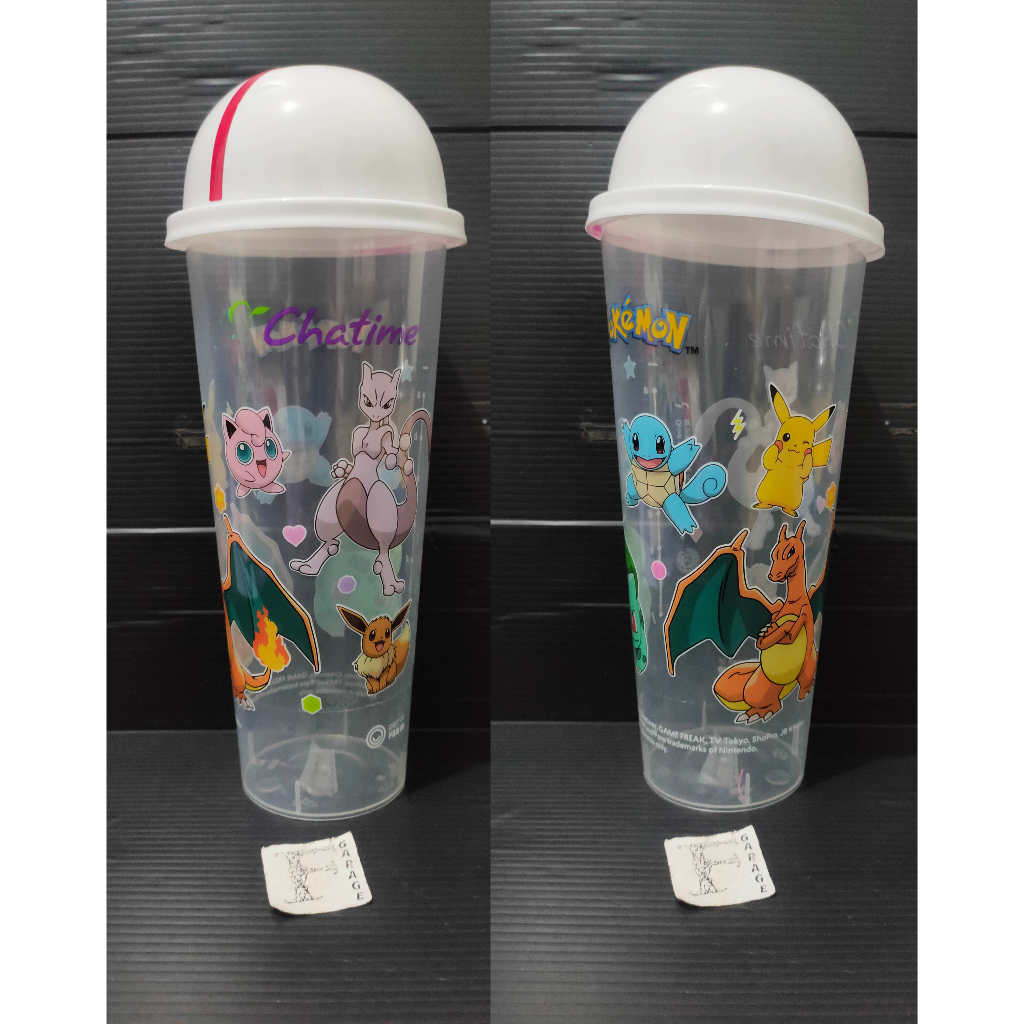 Jual Pokemon X Chatime Cup Reusable Tumbler Botol Minum Pikachu ...