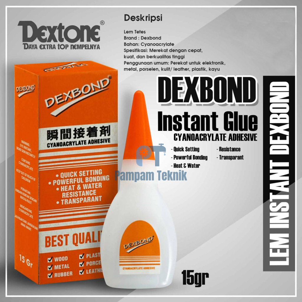 Jual LEM KOREA ORIGINAL DEXBOND POWER GLUE LEM TETES | LEM SETAN DEXBON ...