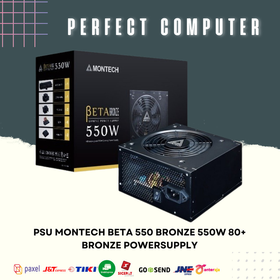 Jual PSU MONTECH BETA 550 BRONZE 550W 80+ | Shopee Indonesia